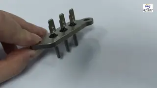 nickel-plated short welding tab sealed terminal with 30.6mm needle length