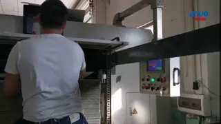 sheet 1320x960mm semi automatic die cutting machine creasing paperboard box