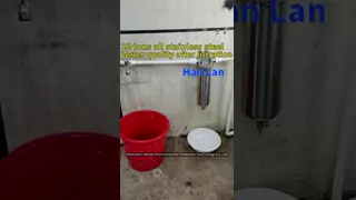 304 stainless steel water filter 10 tons cold and hot water sediment filter