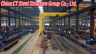 prefab steel structure car showroom with easy installation and good load bearing capacity