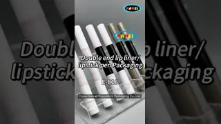 adjustable length lipstick pencil packaging tube ps material with any color