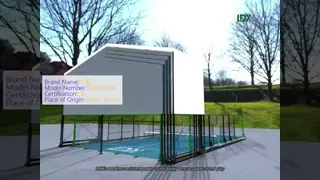 high-strength padel court roof for year-round performance