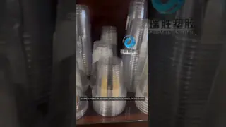 Customized LOGO Plastic Disposable Cups 1000pcs Carton Packaging with 7 DAYS Sample Time and 50000pcs MOQ