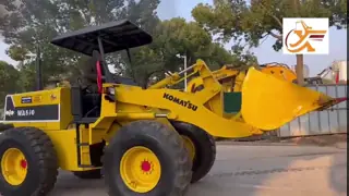 original japan used komatsu wa510 mini wheel loaders working in good condition