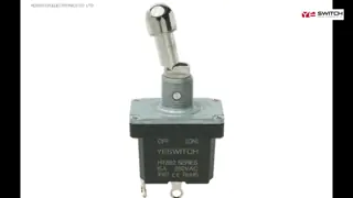 15a 250v industrial metal toggle switch (on)-off-(on) with three wires