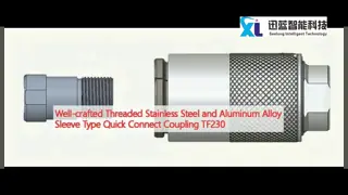 tf230 series well-crafted threaded stainless steel and aluminum alloy sleeve type quick connect coup