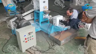 low price and high efficiency 2 tons per hour fish pet feed extruder