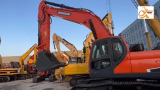 repaint color used doosan dx340lc-9c crawler excavator in excellent condition