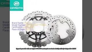 Disco di freno posteriore originale per motocicletta CFMOTO 400NK 650MT TR650G