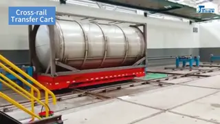 50-тонная электрическая тележка для перевозки ковша по китайским рельсам