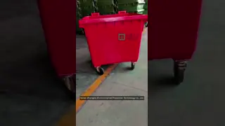 Comércio Doméstico e Comércio Externo Lixeira Personalizada Sem Necessidade de Montagem Capacidade de 1100 Galões