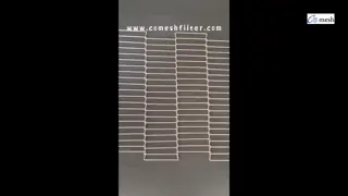 baking oven ladder conveyor belt 5mm to 15mm pitch conveyor wire mesh belt