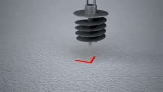 suspension with connect adjustable wire hanger and connect absorber anchor