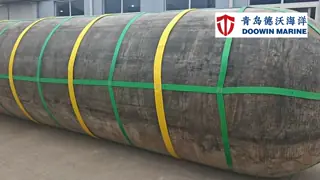 cylindrical marine salvage airbags multi layer for ship refloatation and salvage