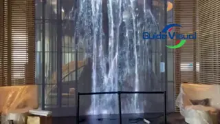 60hz meanwell micro transparent led display screen for events 3.91mm