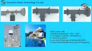 wr42 vsat lnb with 17.6 - 26.7ghz frequency range for ka band systems