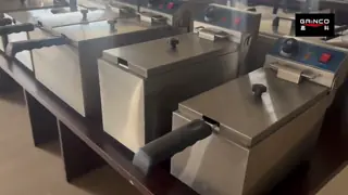 commercial single tank electric fryer 6l-8l capacity electric fryer for restaurant