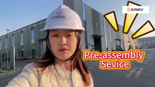 mexican belt conveyor gallery, eu-standard processing, pre-assembly, with errors controlled