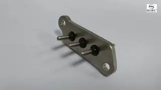 40mm steel needle for sealed terminal of energy vehicle compressor insulated to 1000mω 1000vdc