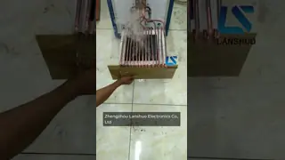 industrial induction heating equipment super audio frequency for pipe forging