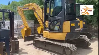 used pc50mr-2 komatsu mini digger enclosed cab for construction site