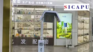 hair clinic and salon low level laser hair regrowth  machine standing lllt devices for hair loss