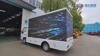 isuzu full color outdoor mobile led advertising truck , cinema led mobile billboard truck