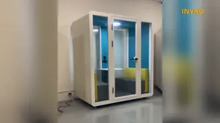 portable soundproof office pod with stc 35-45 db and 5 year warranty for 2-4 people