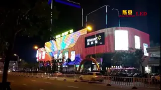 outdoor waterproof p100 led net screen lightweight thin flexible mesh led display