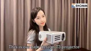 t3 hd mini projector 1080p android 9.0 200 ansi lumens projector