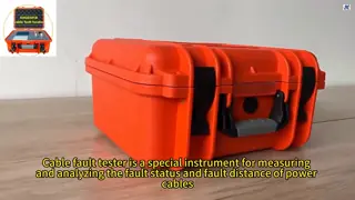 medium low voltage underground tdr cable fault locator portable lightweight with printer