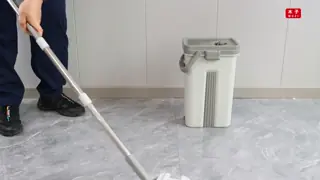 professional home flat squeeze mop and bucket self cleaning washable microfiber pads