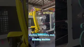 automatic robotic grinding and polishing system for metal components