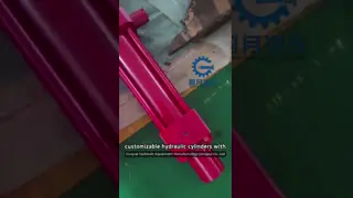 modular design hydraulic cylinder easy maintenance customized pressure for industrial