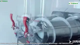 two bowl ice slush machine smoothie machine with cooler system for restaurant