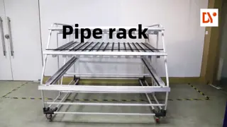 industrial lean pipe racking system shelf