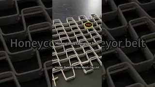 bread baking stainless steel honeycomb conveyor wire mesh belt