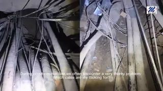 cable identifier identification of live and de-energized cables