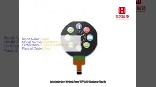 1.08 inch round display tft lcd 240x210 dots spi4 lane interface driving ic st7789v2 400c/d