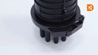 dome fiber optic splice closure pc with easy cable management