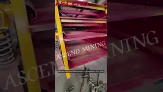 4yk1848 vibrating screen machine round for small scale gold mining 4 decks