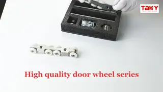 zinc plating iron nylon wardrobe sliding fitting system for customer requirements