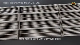 304 food grade stainless steel conveyor mesh belt for biscuit baking oven
