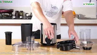 masticating juicer whole slow juicer machine with cold press for home fruit apple orange vegetable