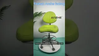 soft leather dentist stool unique comfortable seat adjustable height dentist chair with wheels