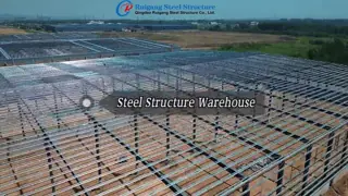 hot-dip galvanized prefab steel structure metal warehouse building industrial steel structure