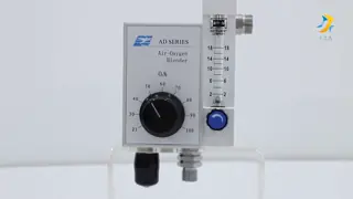 adjustable hospital neonatal oxygen blender for newborn cpap therapy