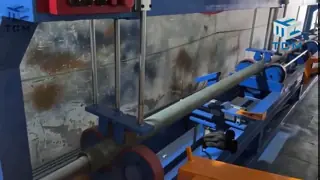 plc full automatic internal pipe polishing machine with 6m max length and 0.25μm surface roughness