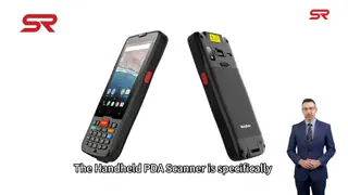 logistic handheld pda scanner screen interface sim card wireless connectivity