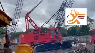 hitachi kh180-3 used crawler crane heavy duty 50 ton crawler crane original japan
